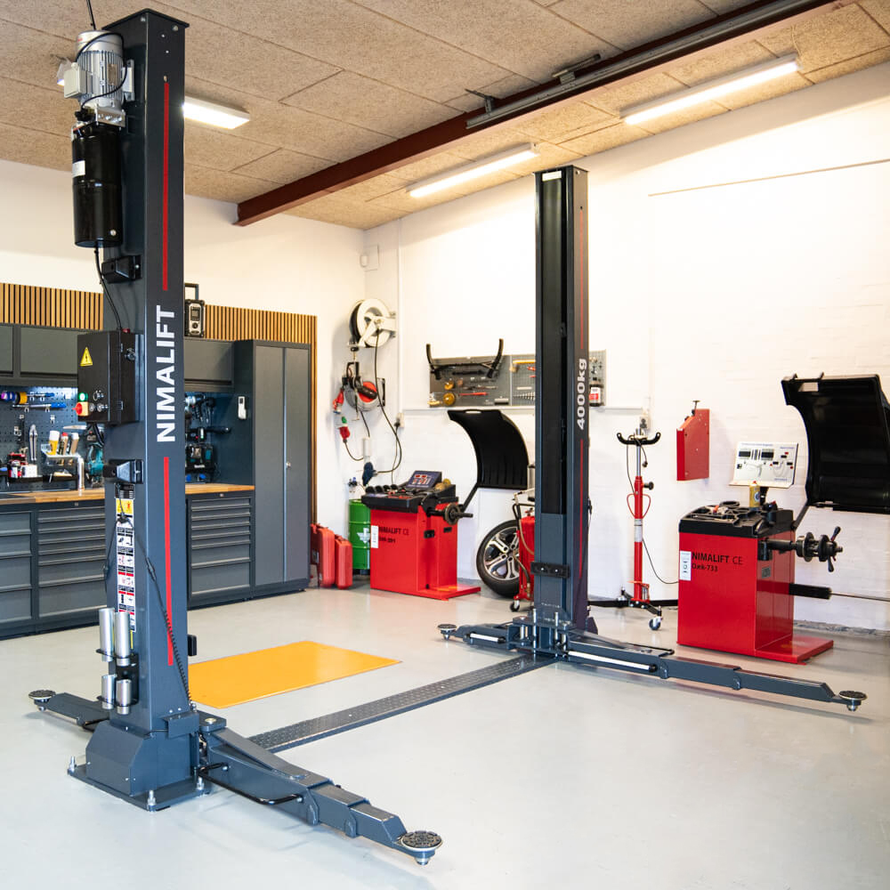 2-pelarlyft 4000 kg. - Hög kvalitet - God service - Nimalift.se