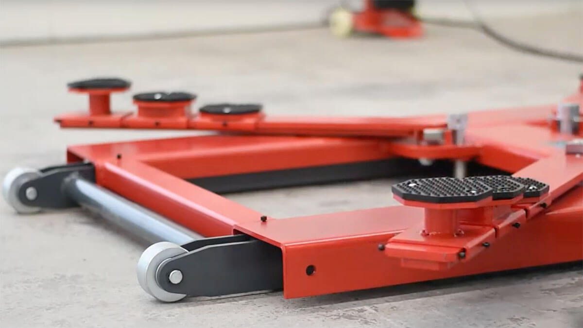 Flyttbar saxlyft - 2700 kg. - Hög kvalitet - Billigt pris - Nimalift